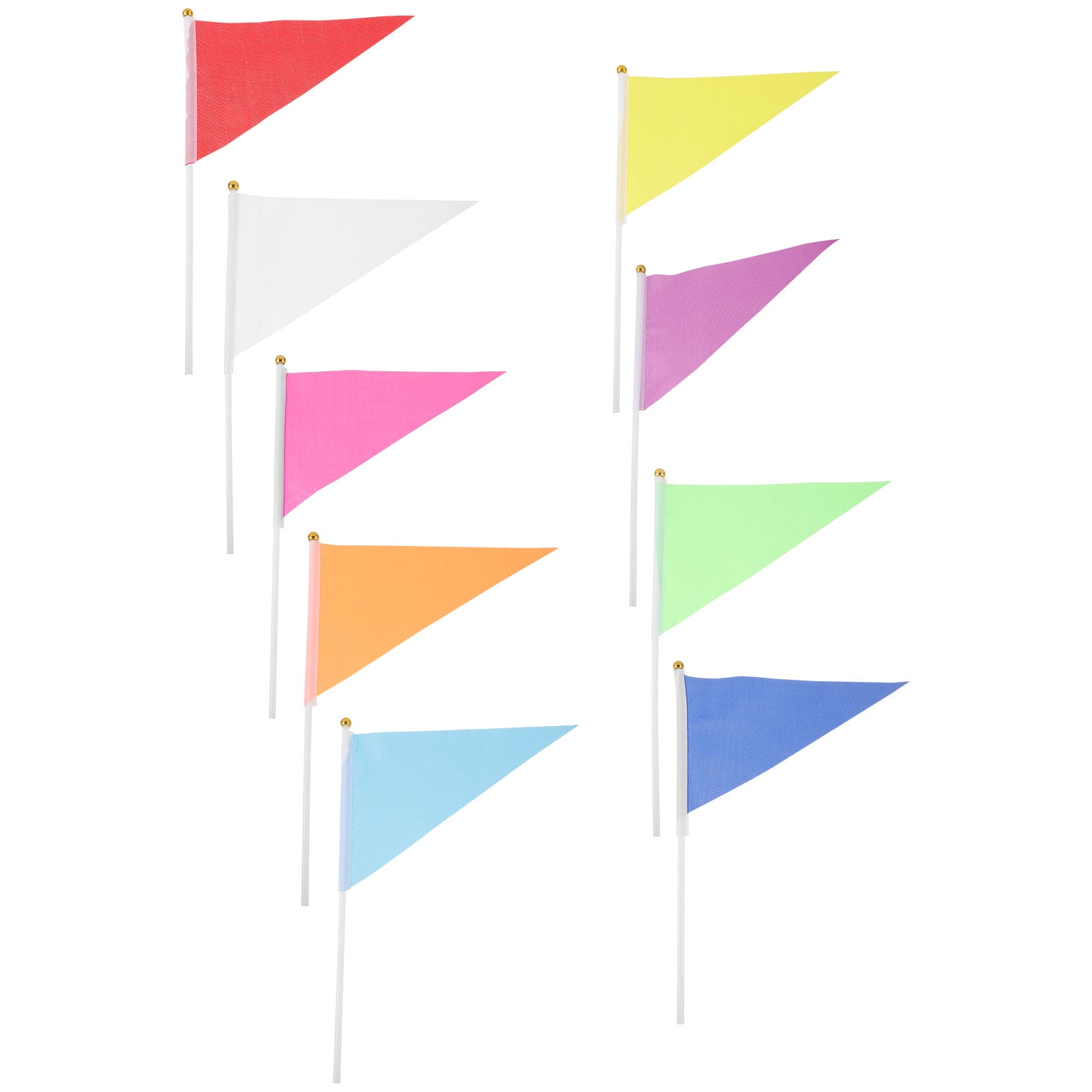 BESTONZON 9Pcs Lightweight Handheld Flags Polyester Material for ...