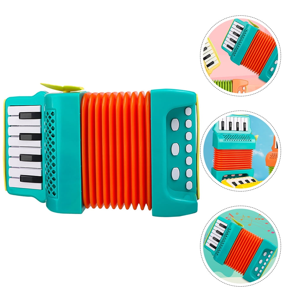 BESTONZON Accordion Shape Small Accordion Instrument Plastic Exercise ...