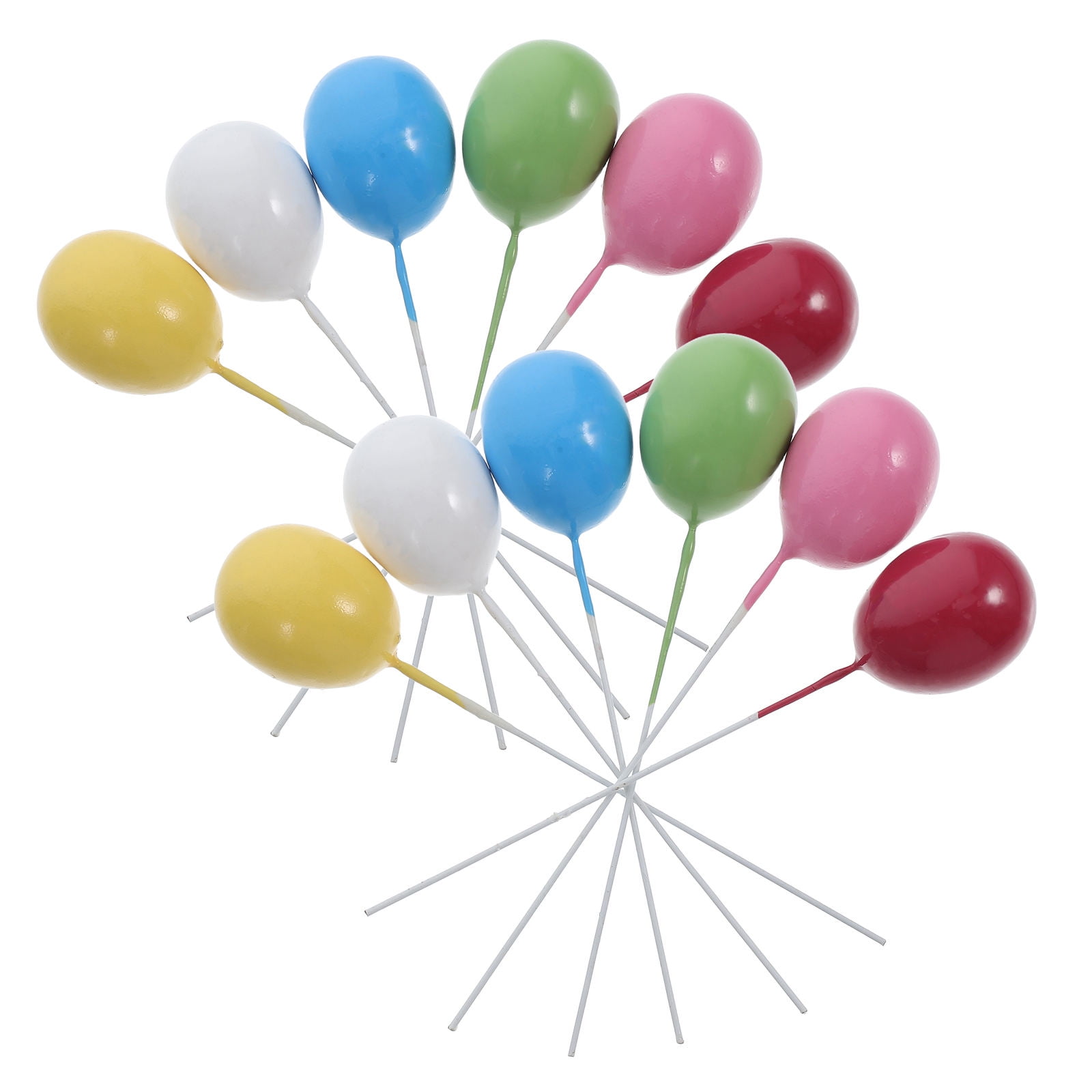 BESTONZON Balloon Baking Toppers, Assorted Colors, Light, Decorative ...