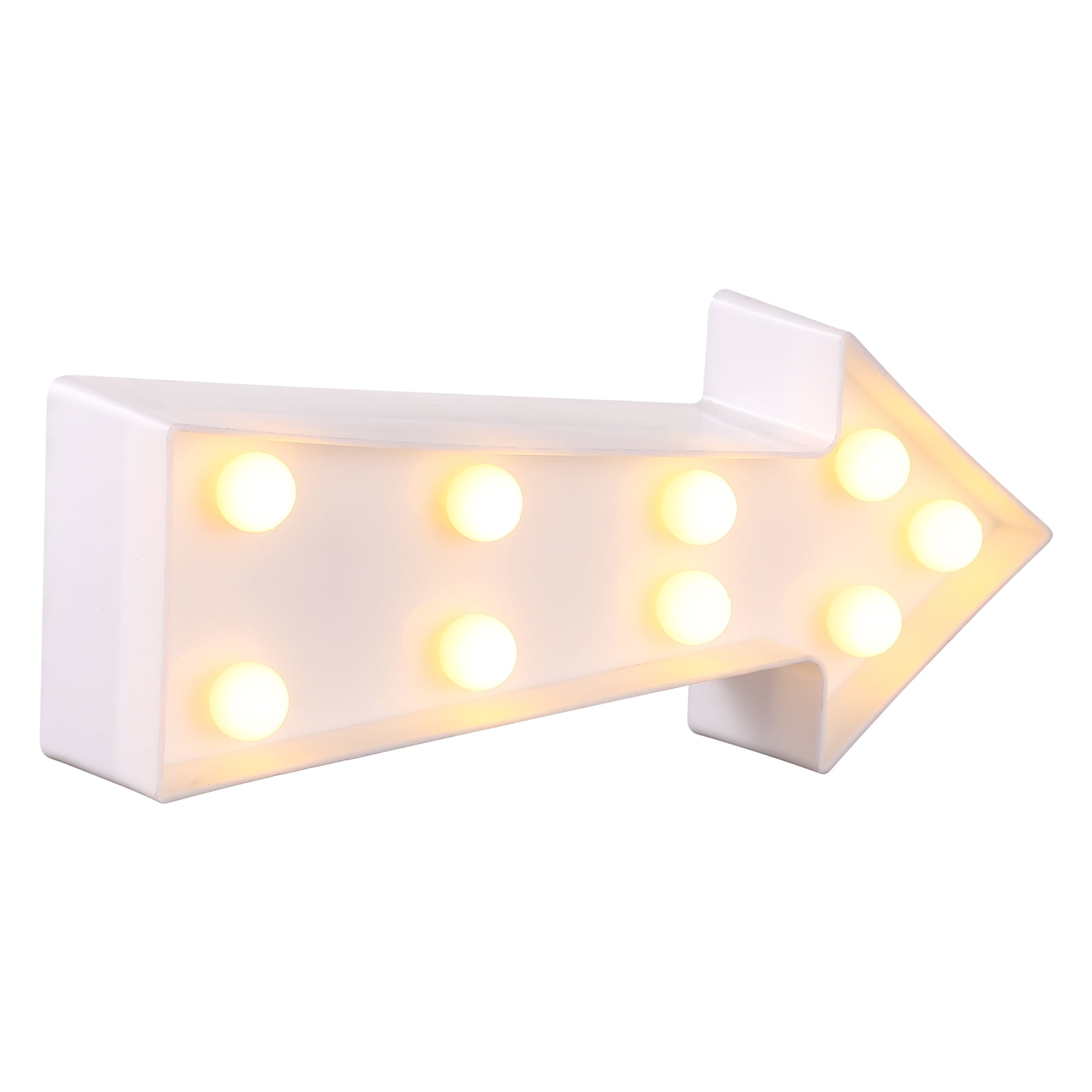 BESTONZON Arrow LED Light LED Arrow Sign Light Plastic Direction Sign ...