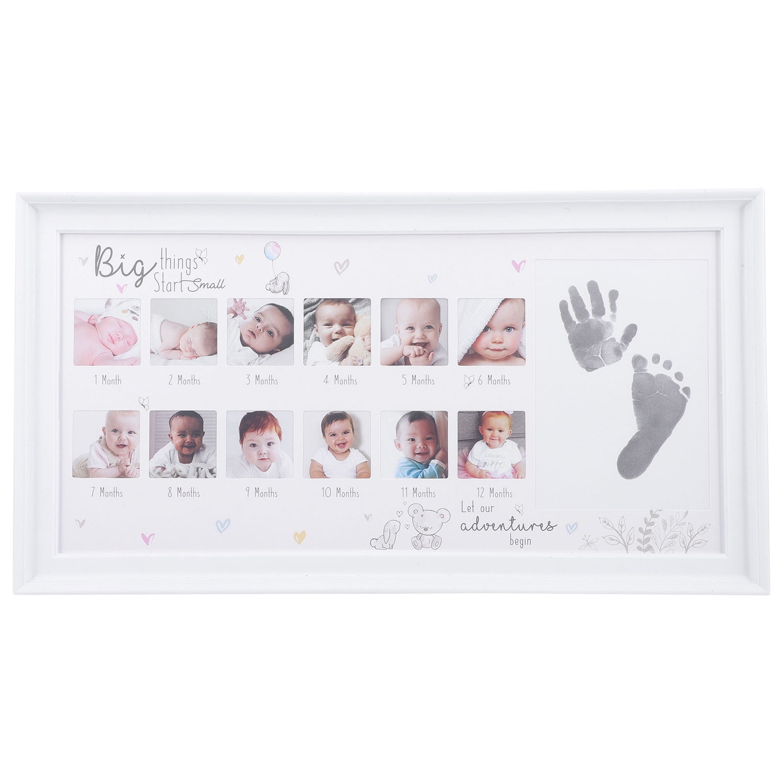 BESTONZON Baby First Year Picture Frame Infant Growth Frame 12 Month ...