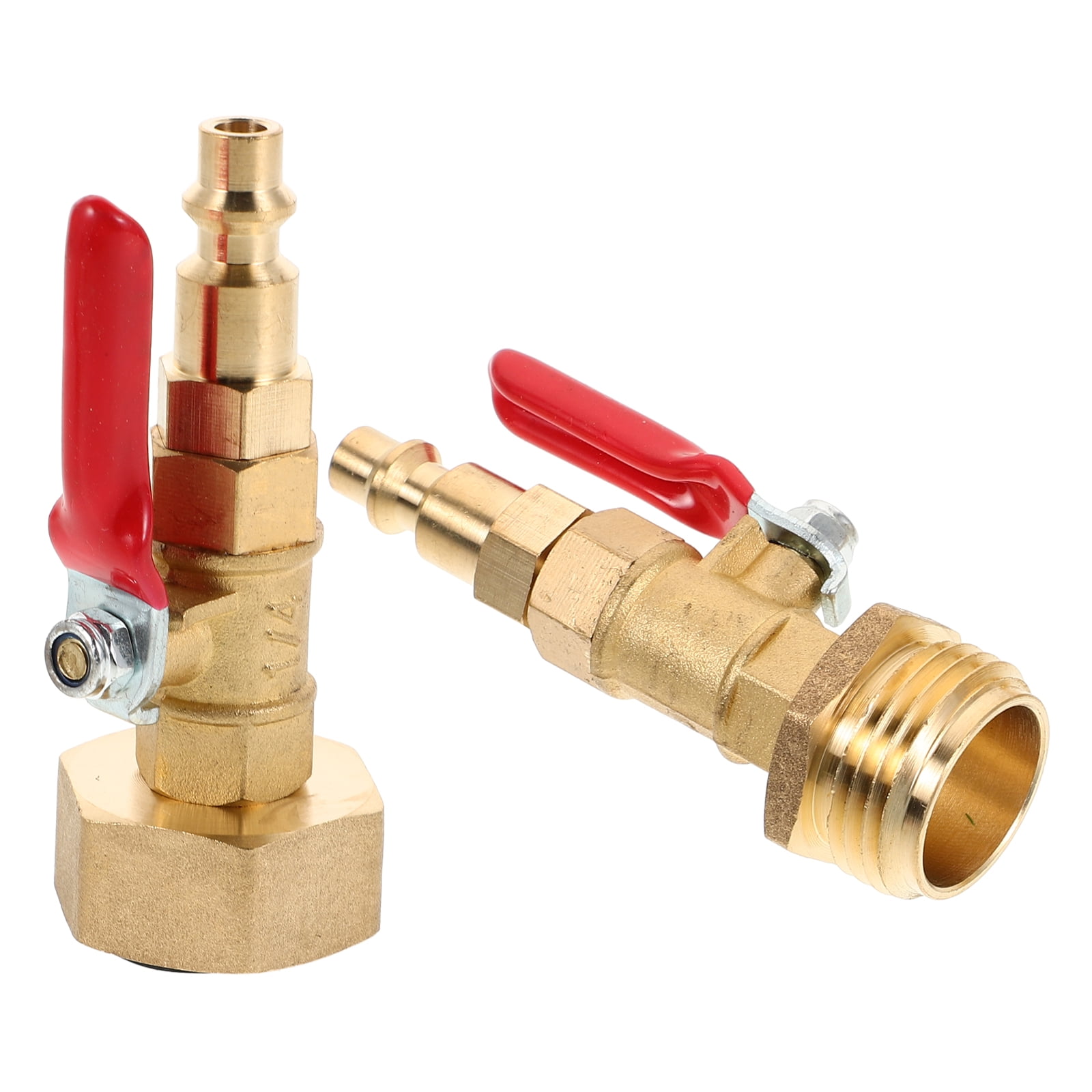 BESTONZON Brass RV Winterize Blowout Adapter 1/4 Quick Connect Plug and ...