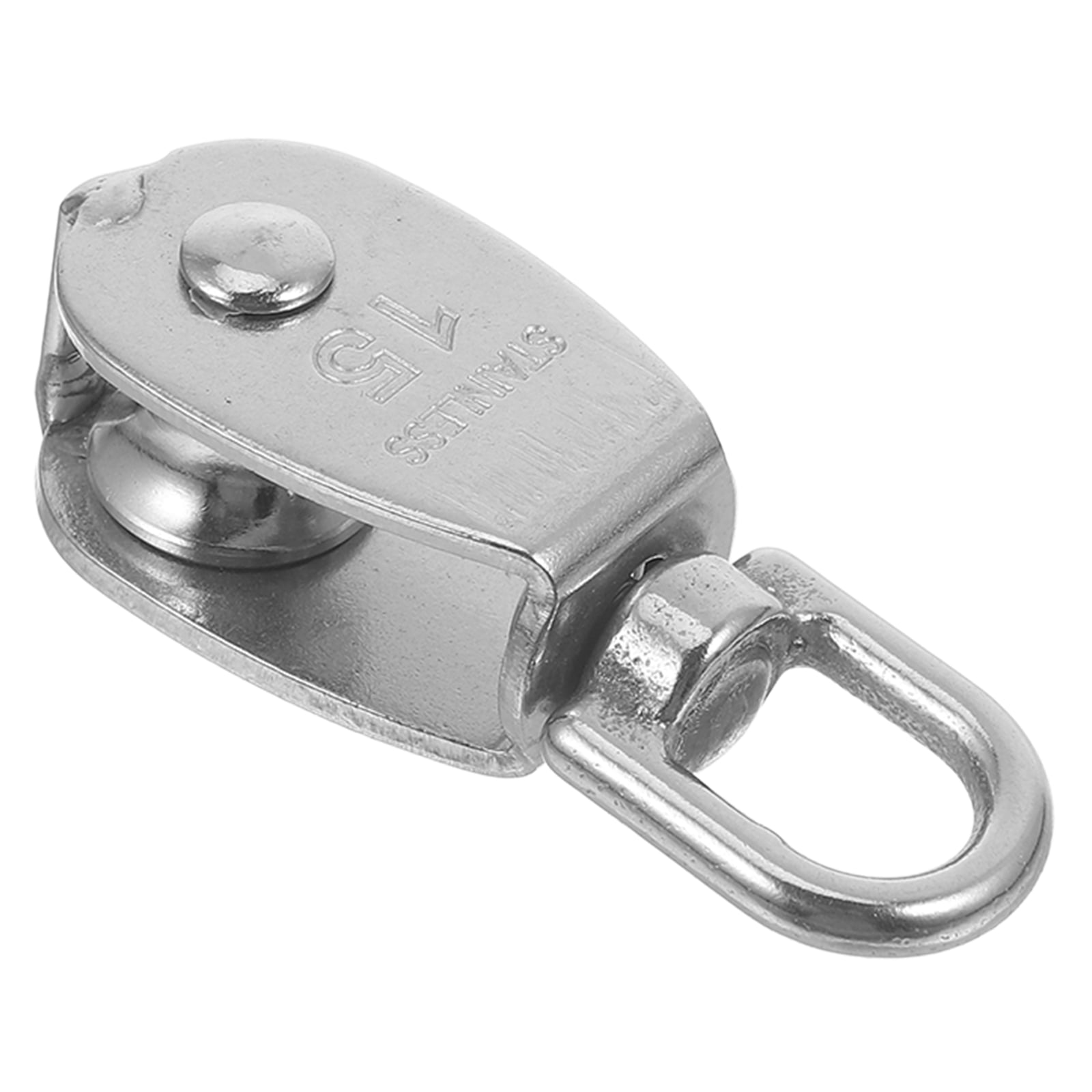 BESTONZON Cable Pulley Block Movable Pulley Silver 304 Stainless Steel ...