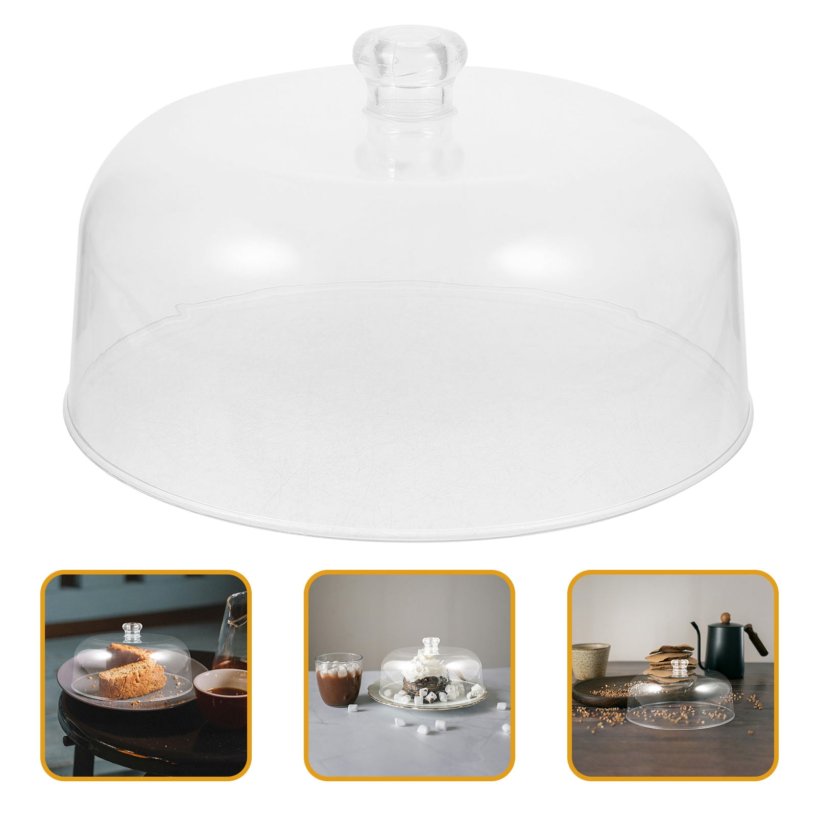 BESTONZON Clear Dome Cake Cover Acrylic Cake Cooling Cover Simple ...