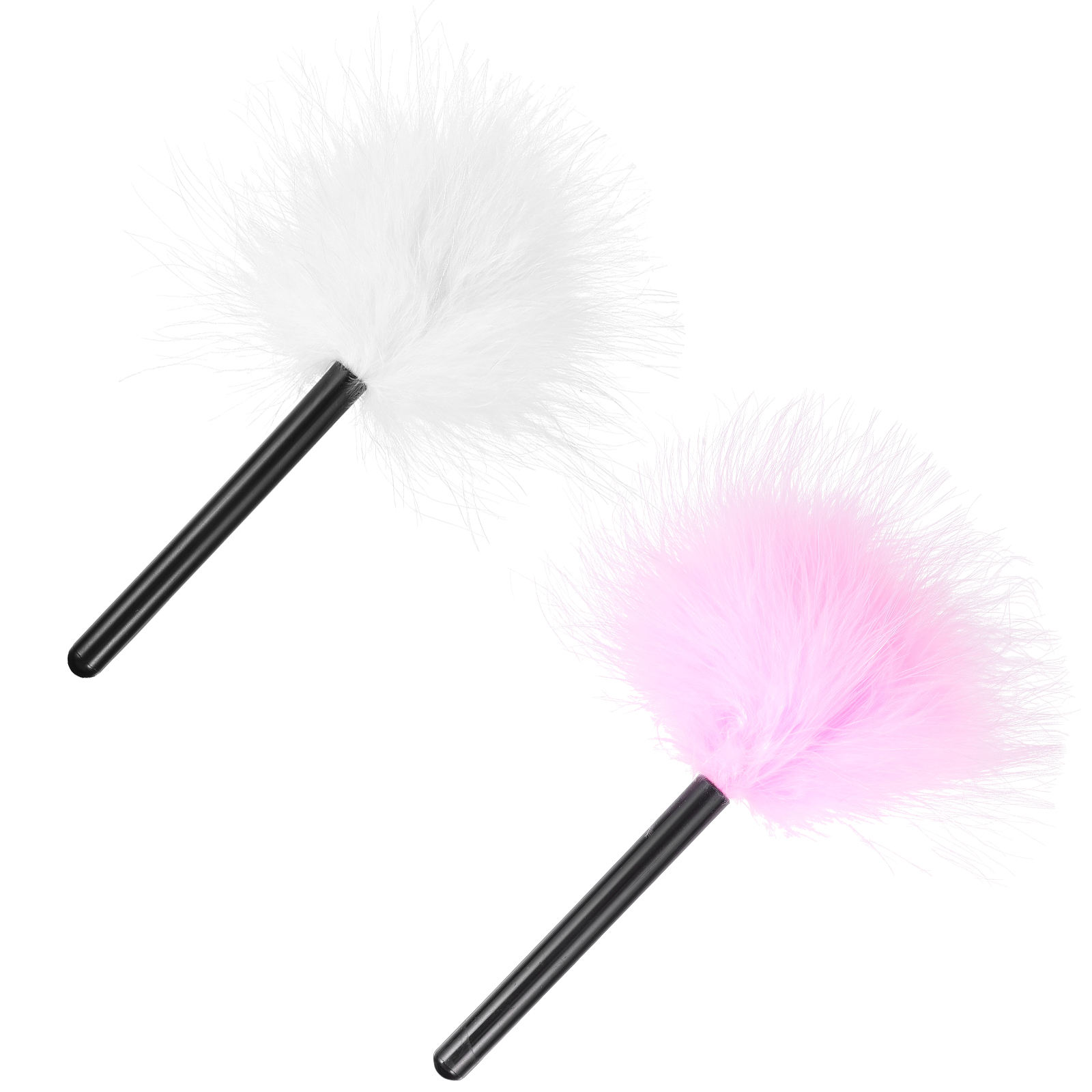 BESTONZON 2Pcs Plush Makeup Puff Assorted Color Fluffy Facial Loose ...