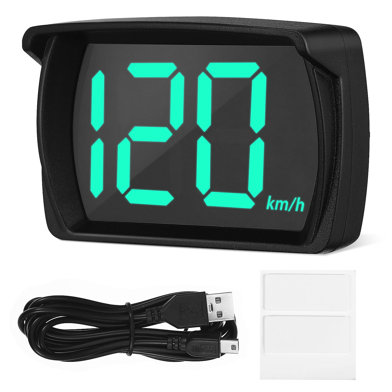 BESTONZON Black Digital Speedometer Car Display Real Time Auto Speed ...