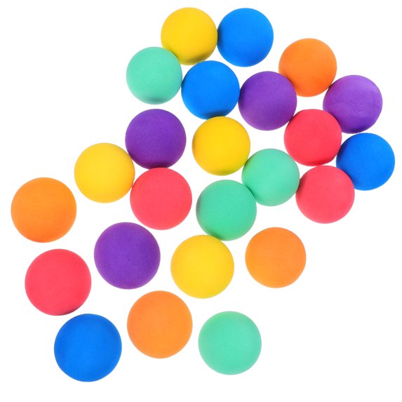BESTONZON 24Pcs Assorted Color Soft Eva Sponge Balls for Grip Strength ...