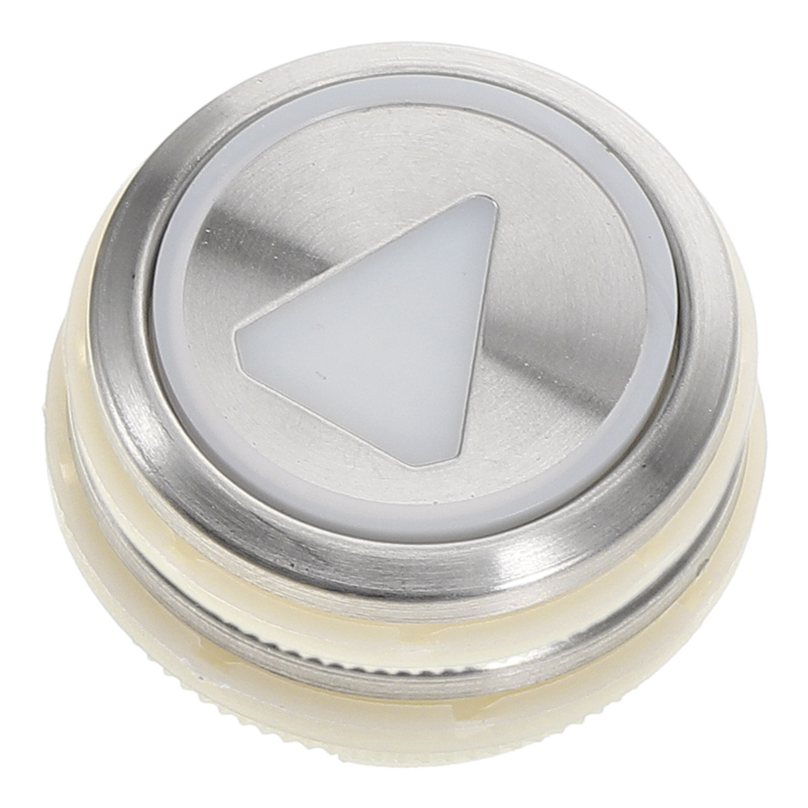 BESTONZON 2Pcs Elevator Warning Bell Button Silver Round Stainless ...