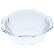 Simax Casserole Dish with Lid Microwave & Oven Safe Clear Glass ...