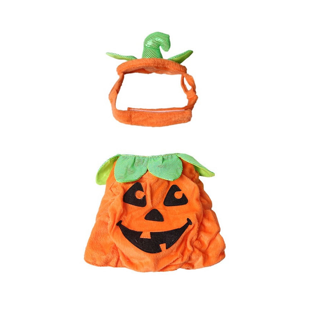 Bestonzon Halloween Cat Costume Suits Clothes Hats Dress Headbands Festival Pumpkin Costumes For