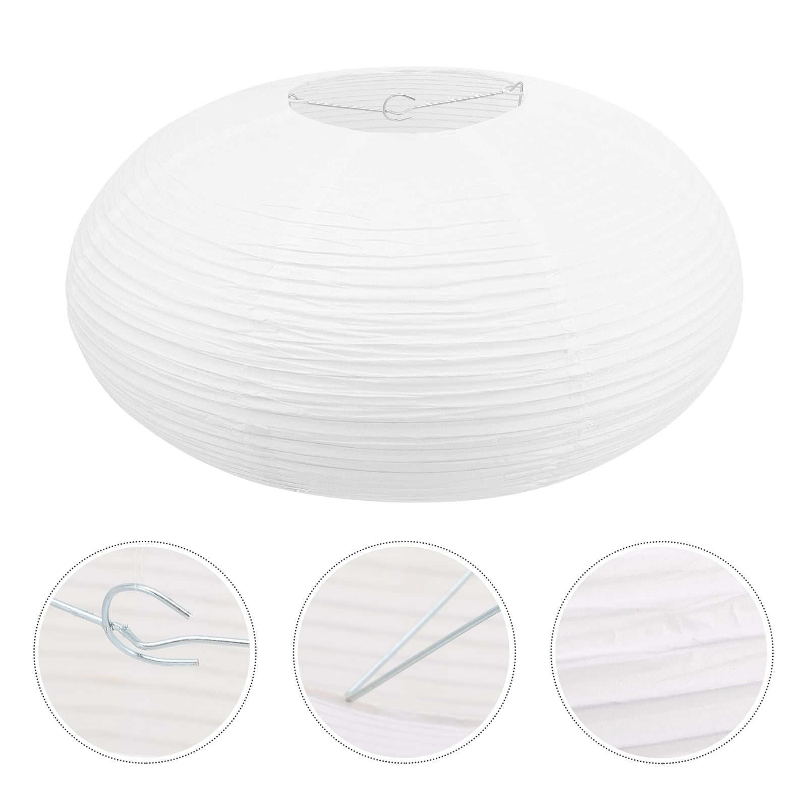 BESTONZON Large Paper Lampshade White Light Diffusion Simple Style 1Set ...