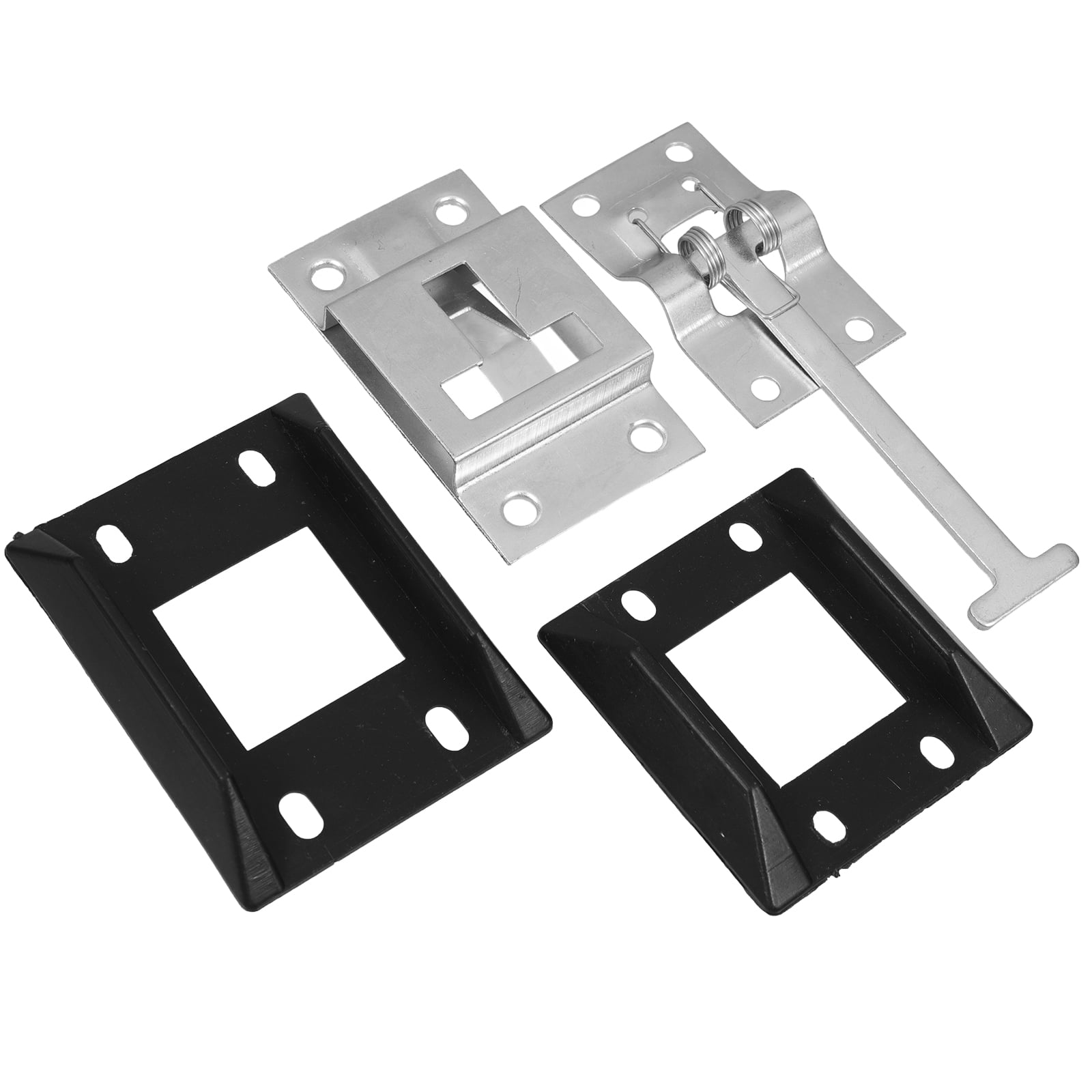 BESTONZON Metal T-style Entry Door Catch Holder for Trailer (Carbon ...