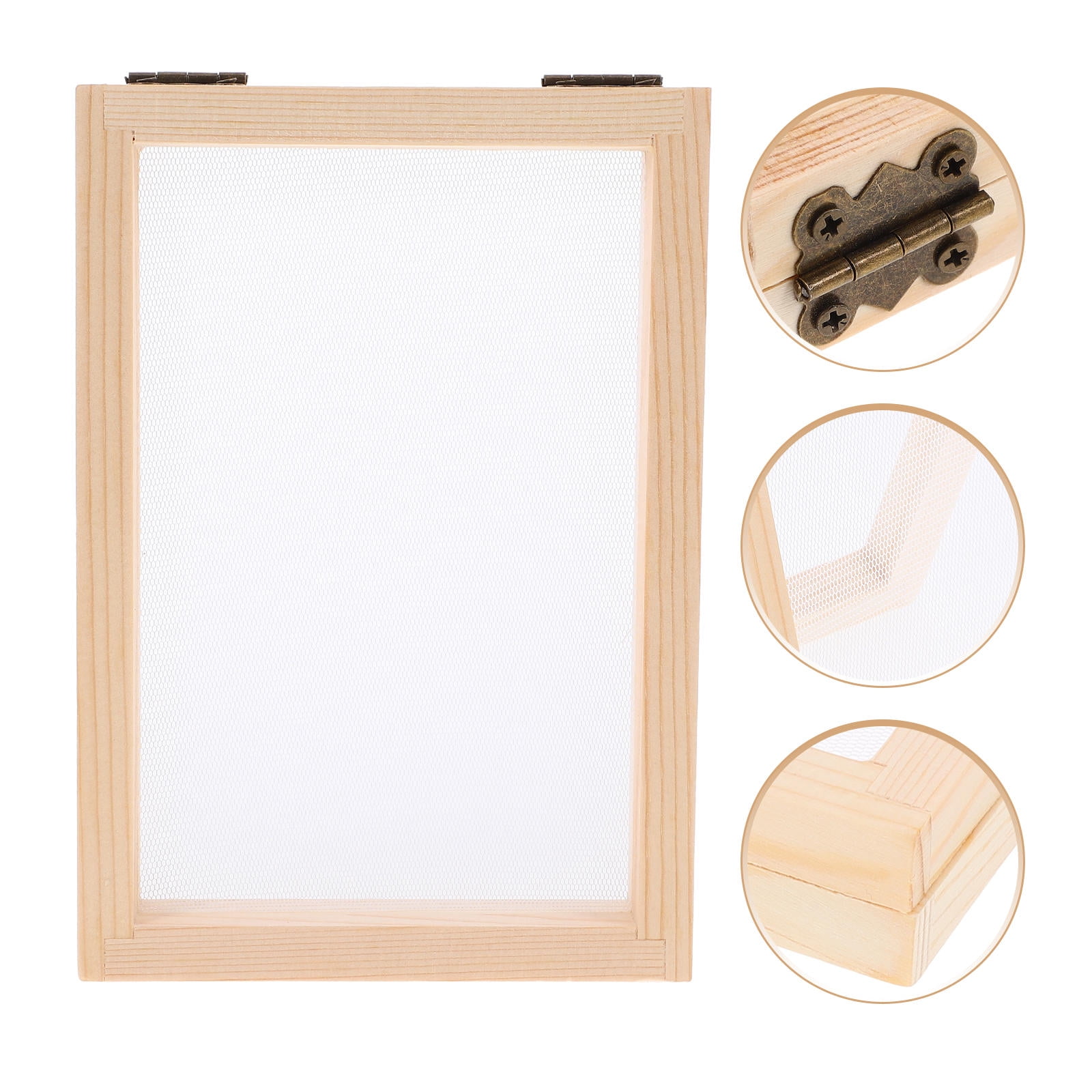 BESTONZON Paper Making Frame Light Brown Plastic 1Pcs Paper Production ...