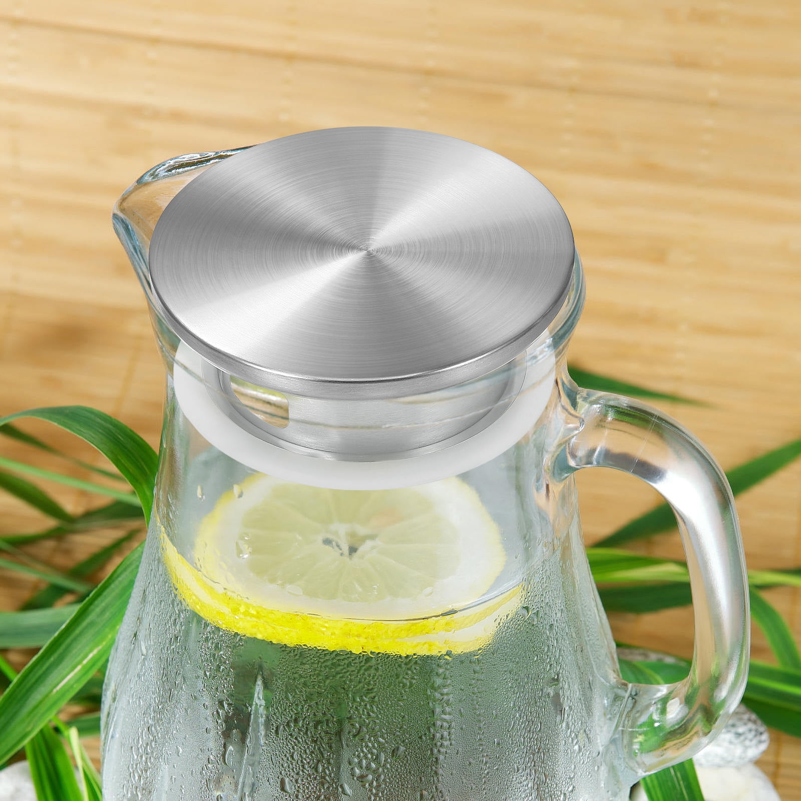 BESTONZON Pitcher Lid with Water Outlet Stainless Steel 304 Round 1Set ...