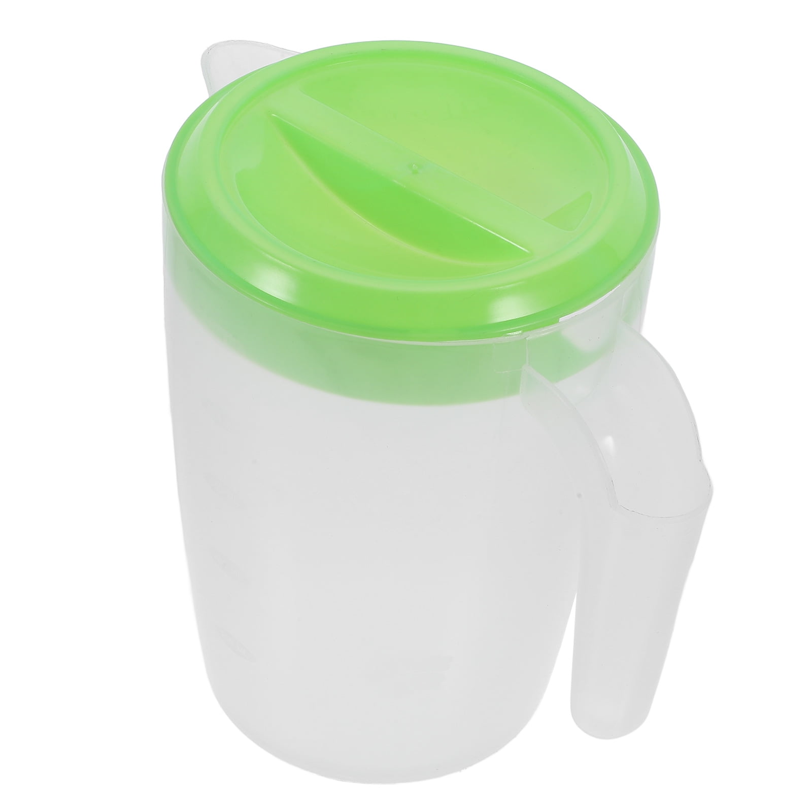 BESTONZON Reusable Green Plastic Juice Pitcher with Lid for ...