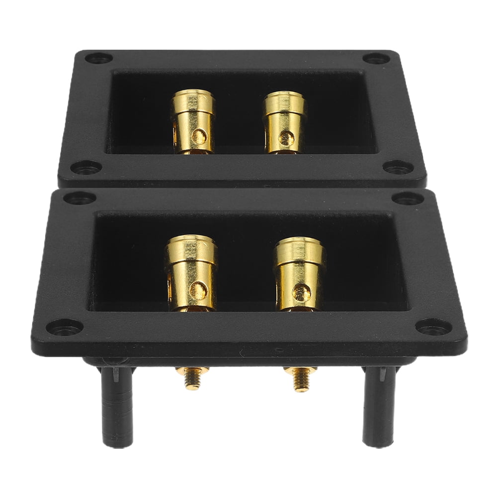 BESTONZON Speaker Terminal Box 2pcs DIY 2-Way Speaker Binding Post ...