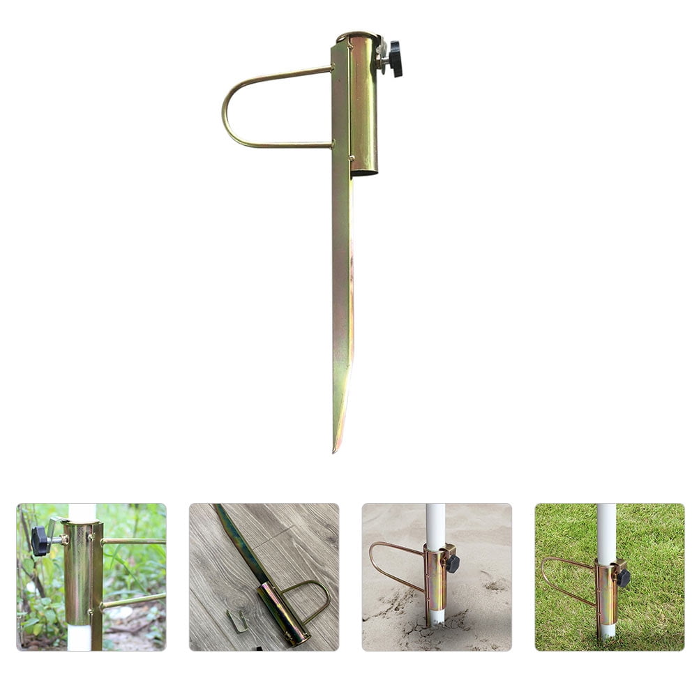 BESTONZON 1Pc Outdoor Umbrella Anchor Beach Sand Grabber Galvanized ...