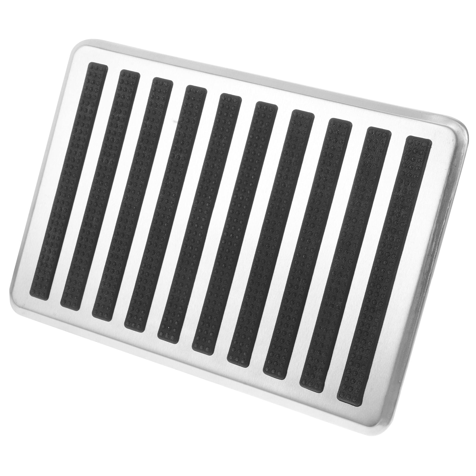 BESTONZON Universal Stainless Steel Car Footrest Pedal Mat Anti-Slip ...