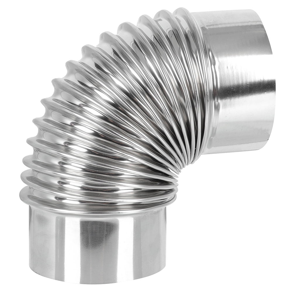 Bestonzon Wood Stove Pipe Flue Stainless Steel Chimney Exhaust Pipe ...