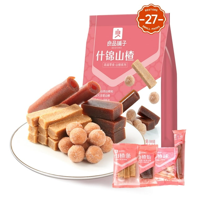 BESTORE Hawthorn Candy Chinese SBF3 Snacks Mixed Haw Flake Rolls Balls ...