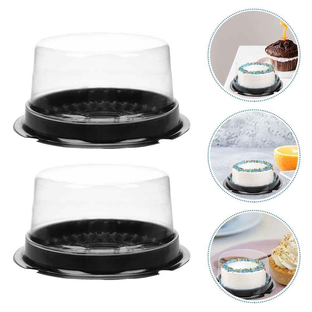 BESTOYARD Clear Plastic Cake Boxes for Birthday and Wedding Parties ...