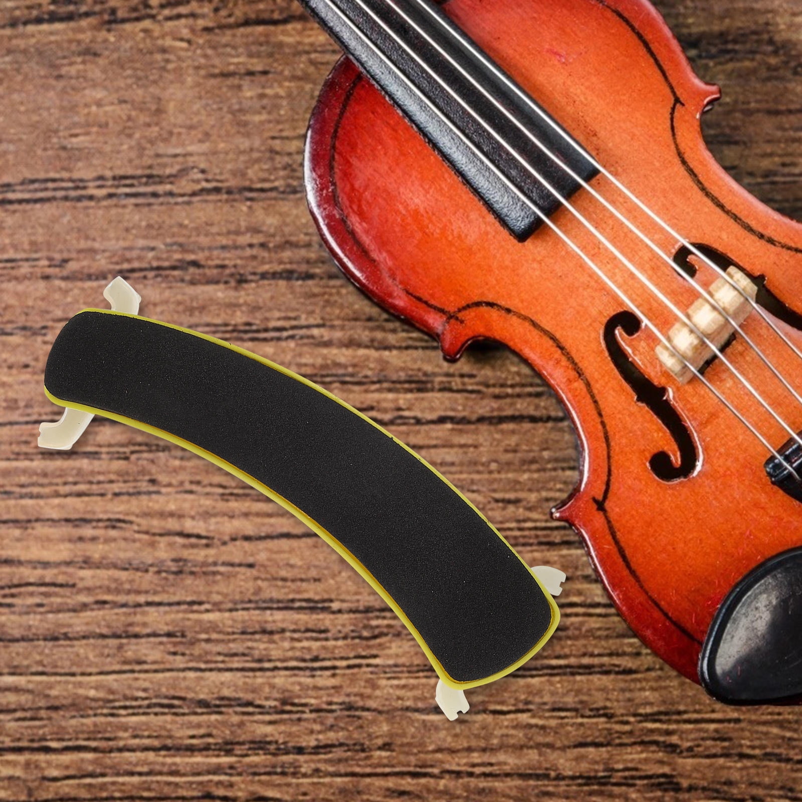 BESTOYARD 1Pc Portable Violin Shoulder Supporter Rubber Yellow for ...