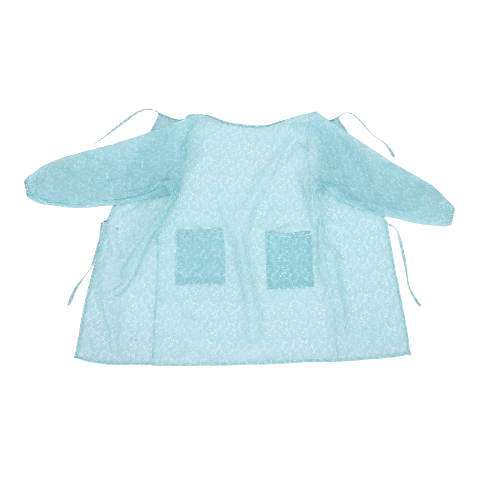 BESTOYARD Waterproof Apron Blue Polyester Kitchen Cooking Protection ...