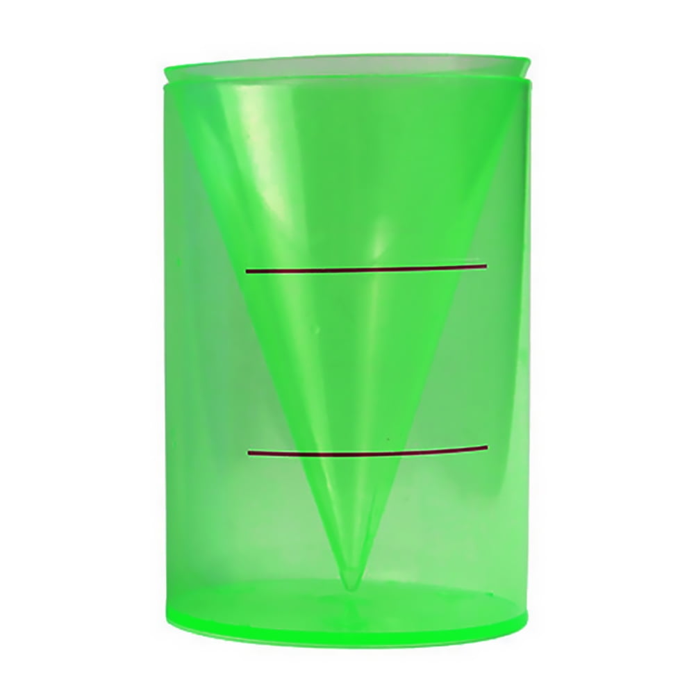 BESTOYARD 2Pcs Transparent Cylinder Cone Model Volume Ratio ...