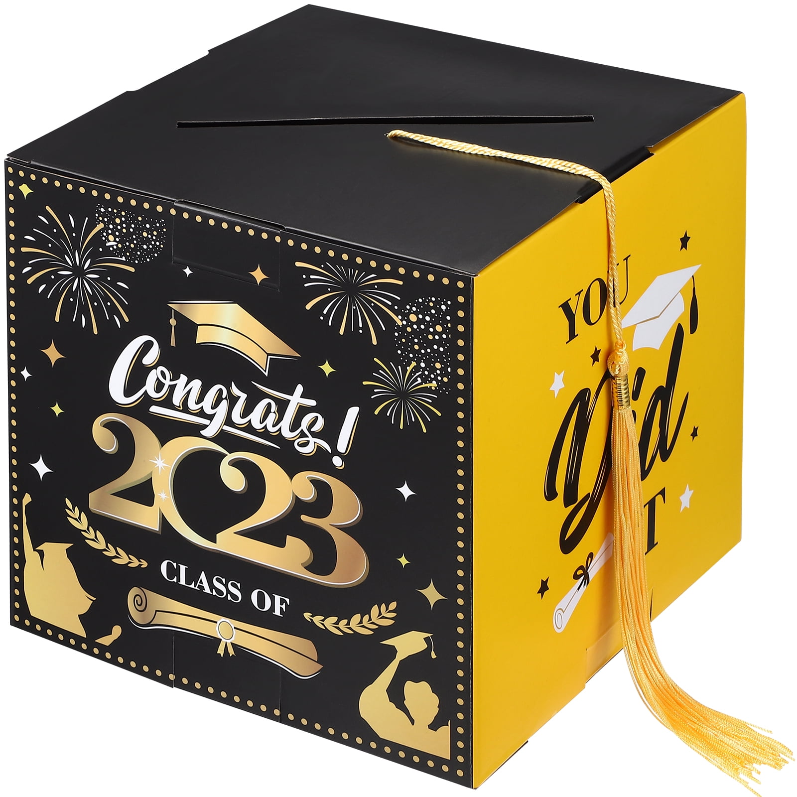 BESTOYARD 2023 Graduation Box Holder Paper Congrats Grad Case ...