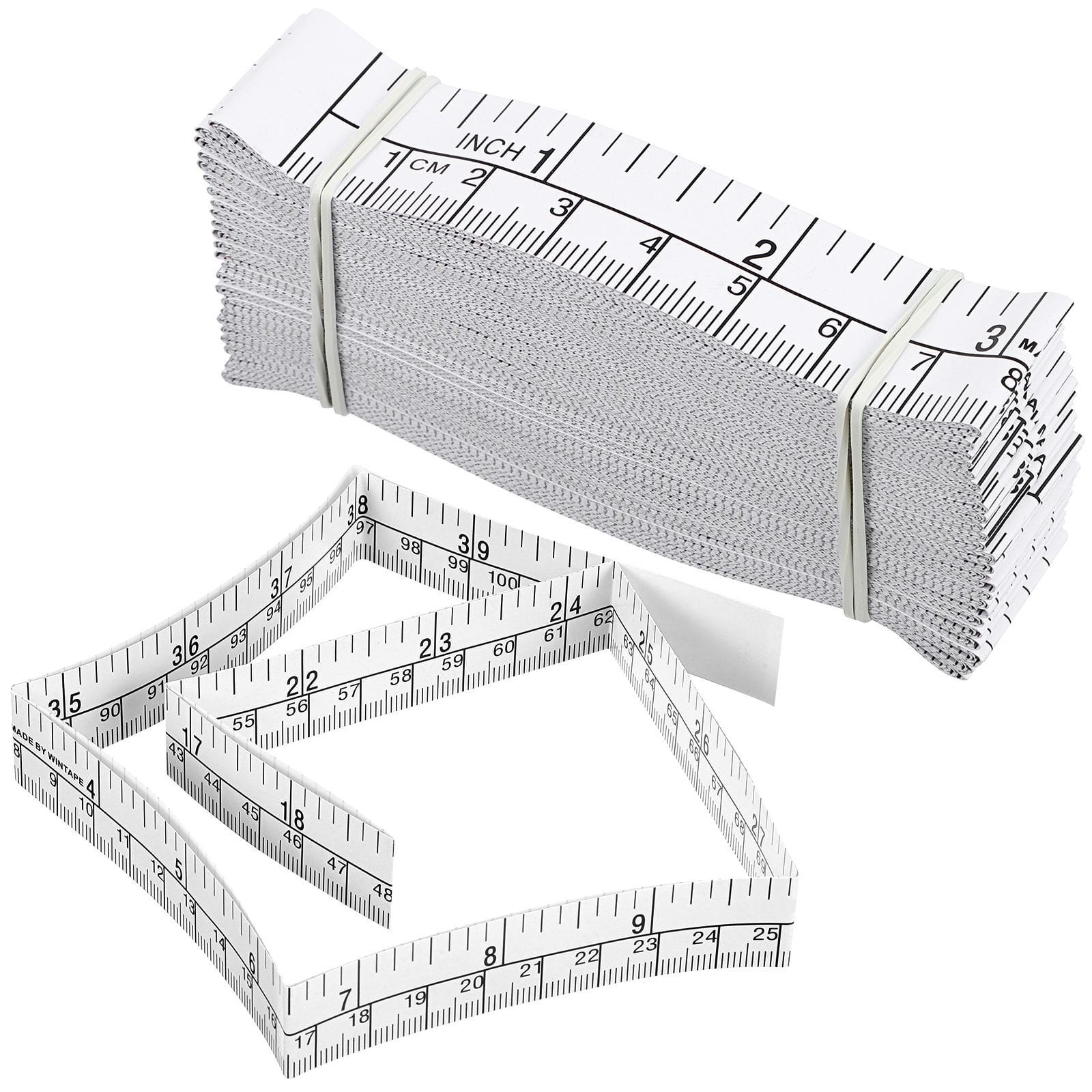 BESTOYARD 25Pcs Disposable Paper Measuring Tape Soft Material for Body ...