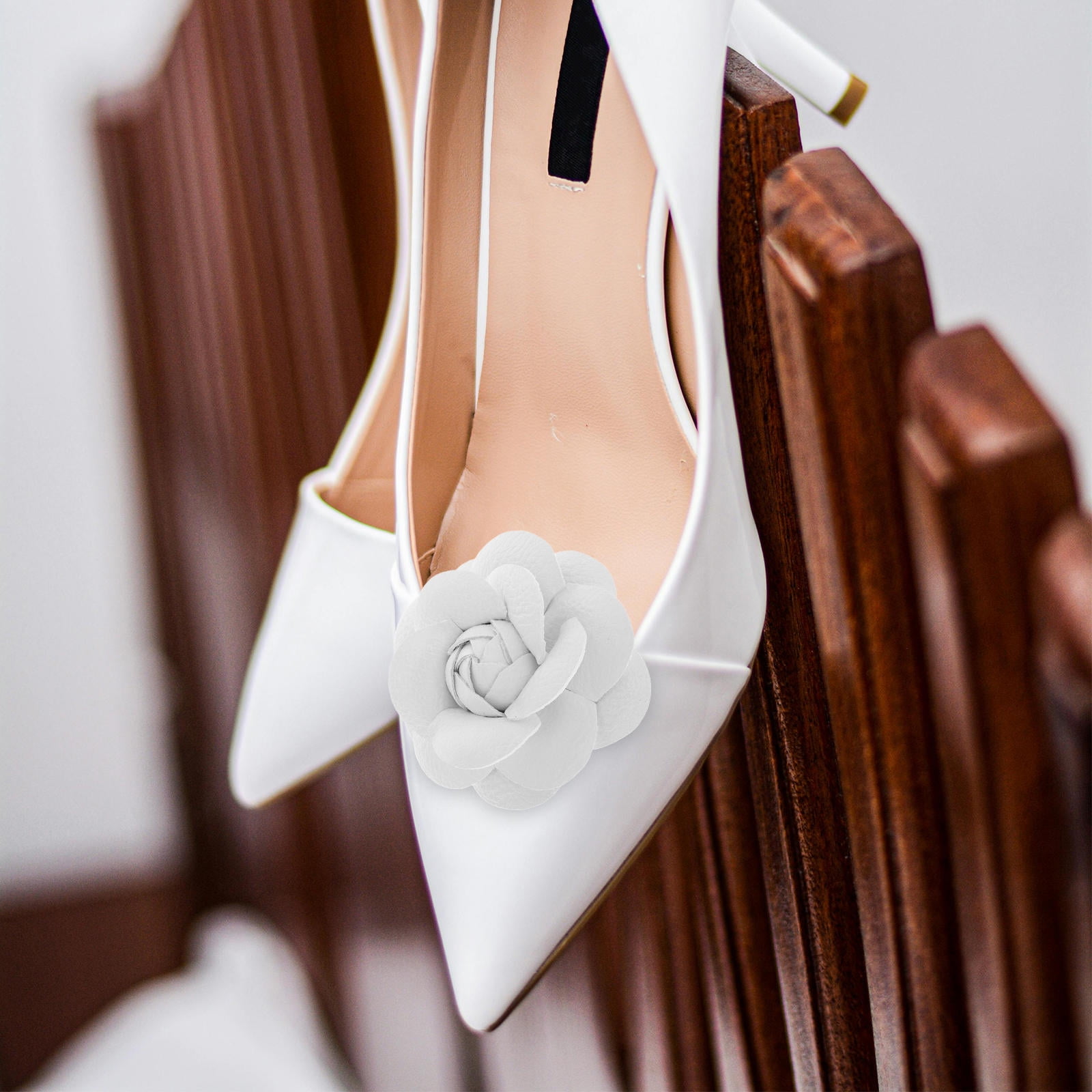 BESTOYARD 2Pack Shoe Buckle Clip Faux Leather Stylish Detachable For ...