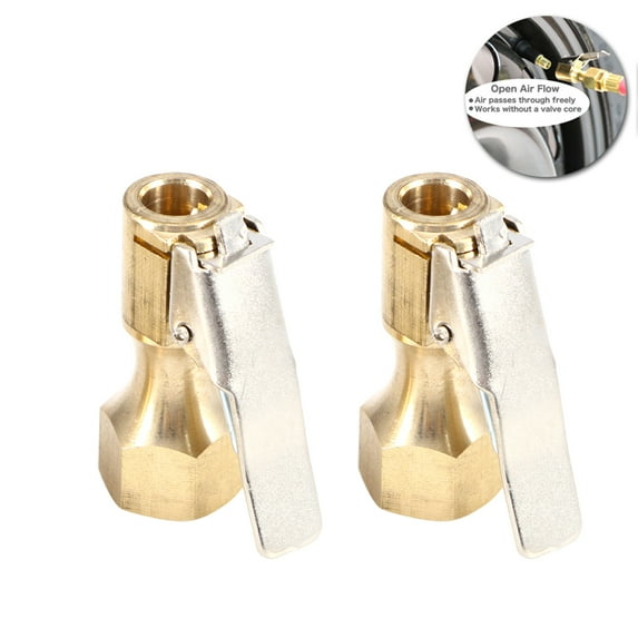 BESTOYARD 2Pcs Straight Locking Tire Air Chuck for Car Owners and ...