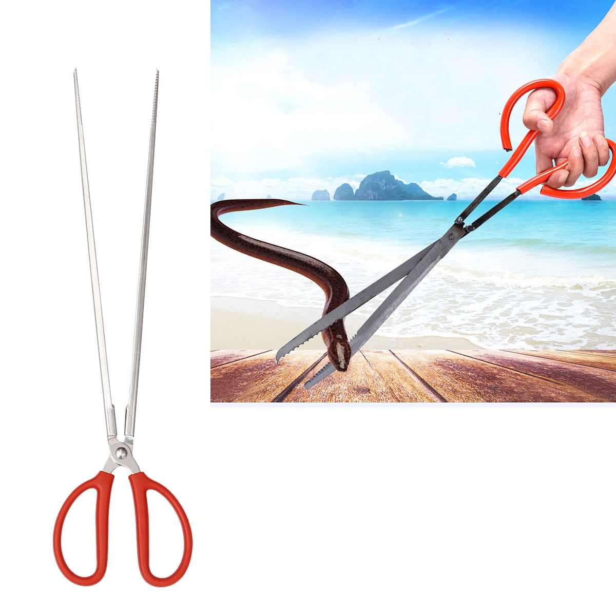 BESTOYARD Litter Pick Sticks Tong PP Straight 2Pcs for Lawn Maintenance ...
