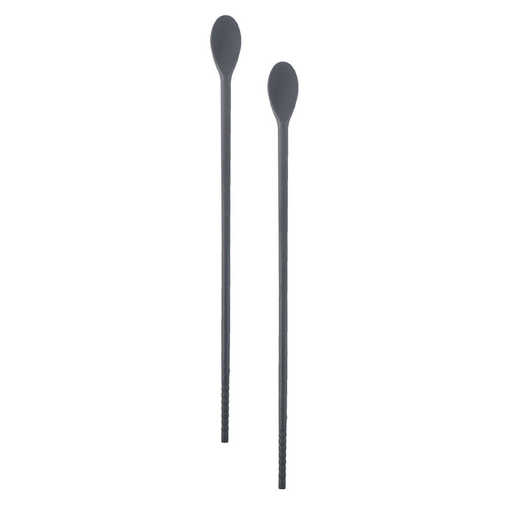 BESTOYARD 2pcs Silicone Coffee and Cocktail Stirring Spoons Drink ...