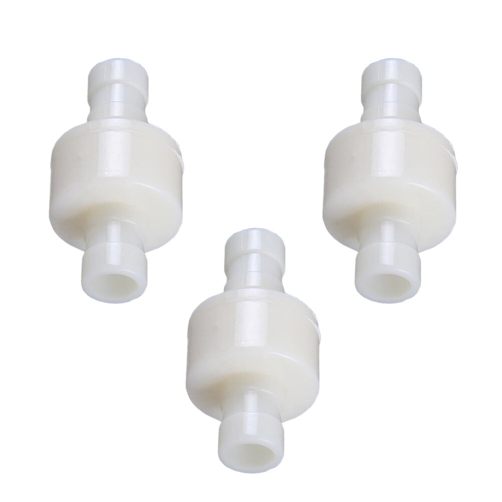 BESTOYARD 3Pcs White Plastic Check Valve for Water Dispenser Inline One ...