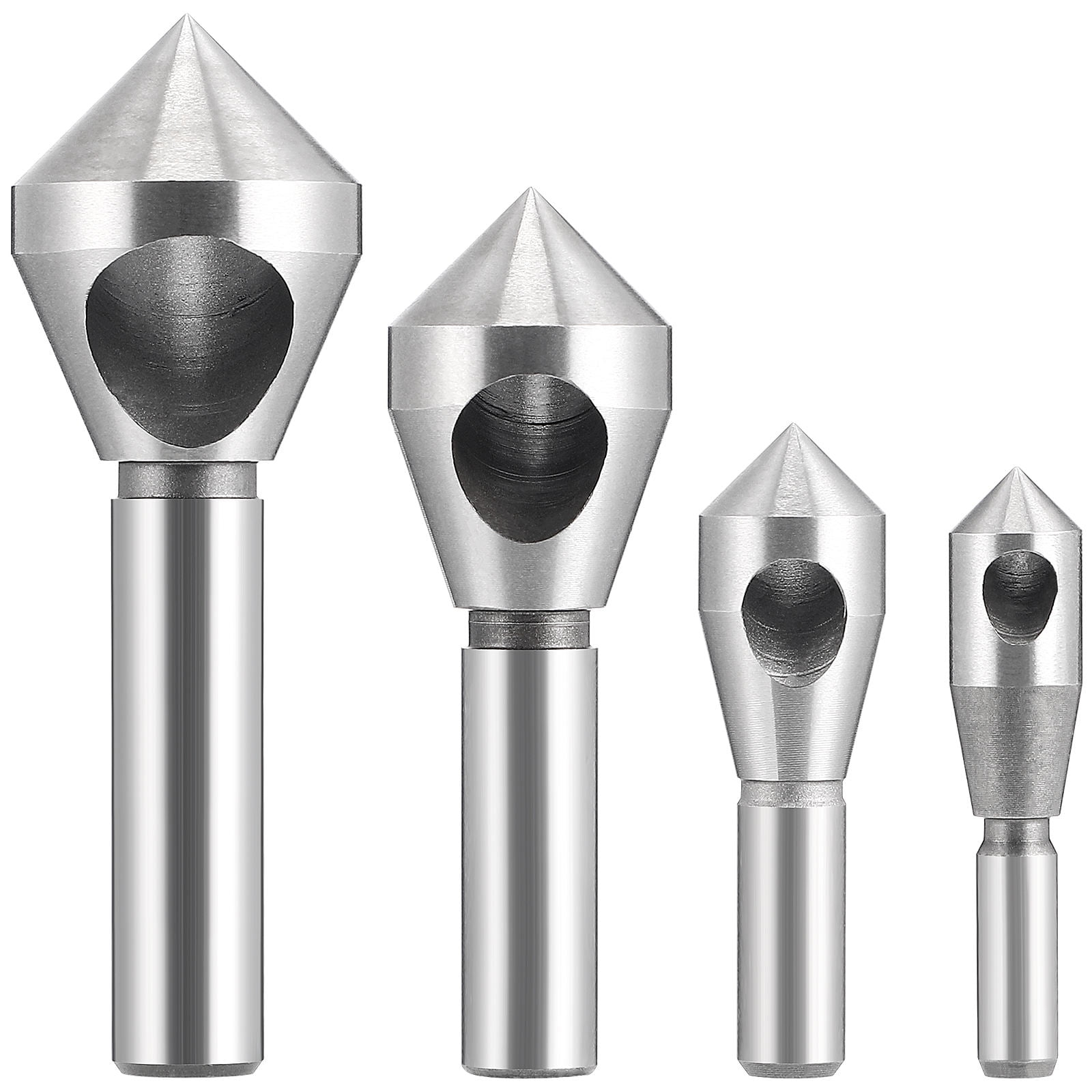 BESTOYARD 4Pcs High Hardness Countersink Bit Set for Drilling Plastic ...