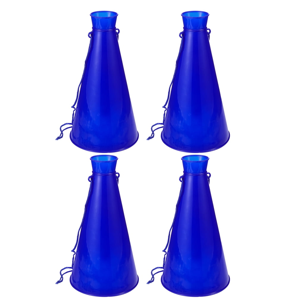 BESTOYARD 4Pcs Cone Megaphone Blue Amplifier for Cheerleading Events ...