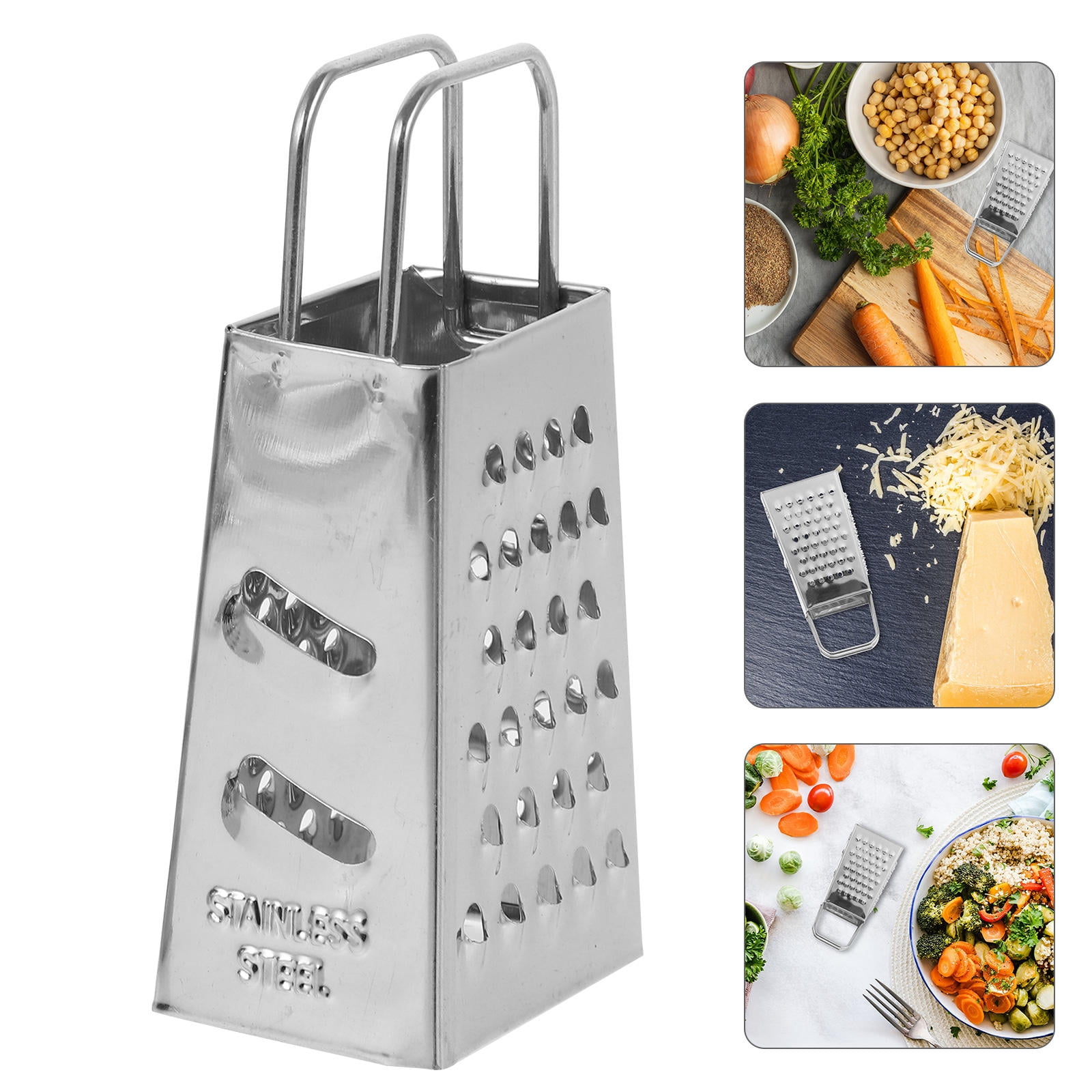 BESTOYARD 4Pcs Portable Stainless Steel Cheese Grater Multifunctional ...