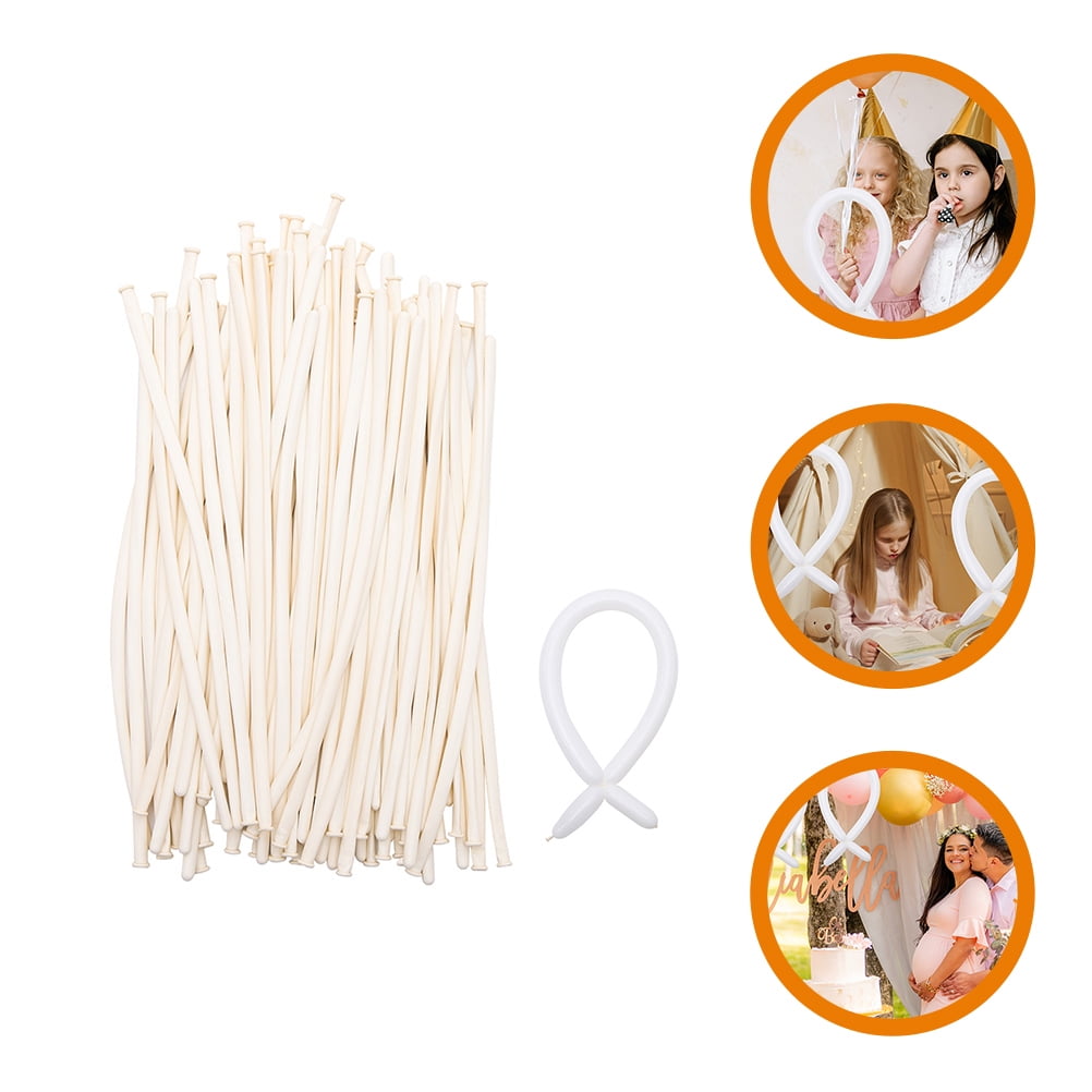 BESTOYARD DIY Shapes p Latex Balloons Beige 50Pcs - Walmart.com