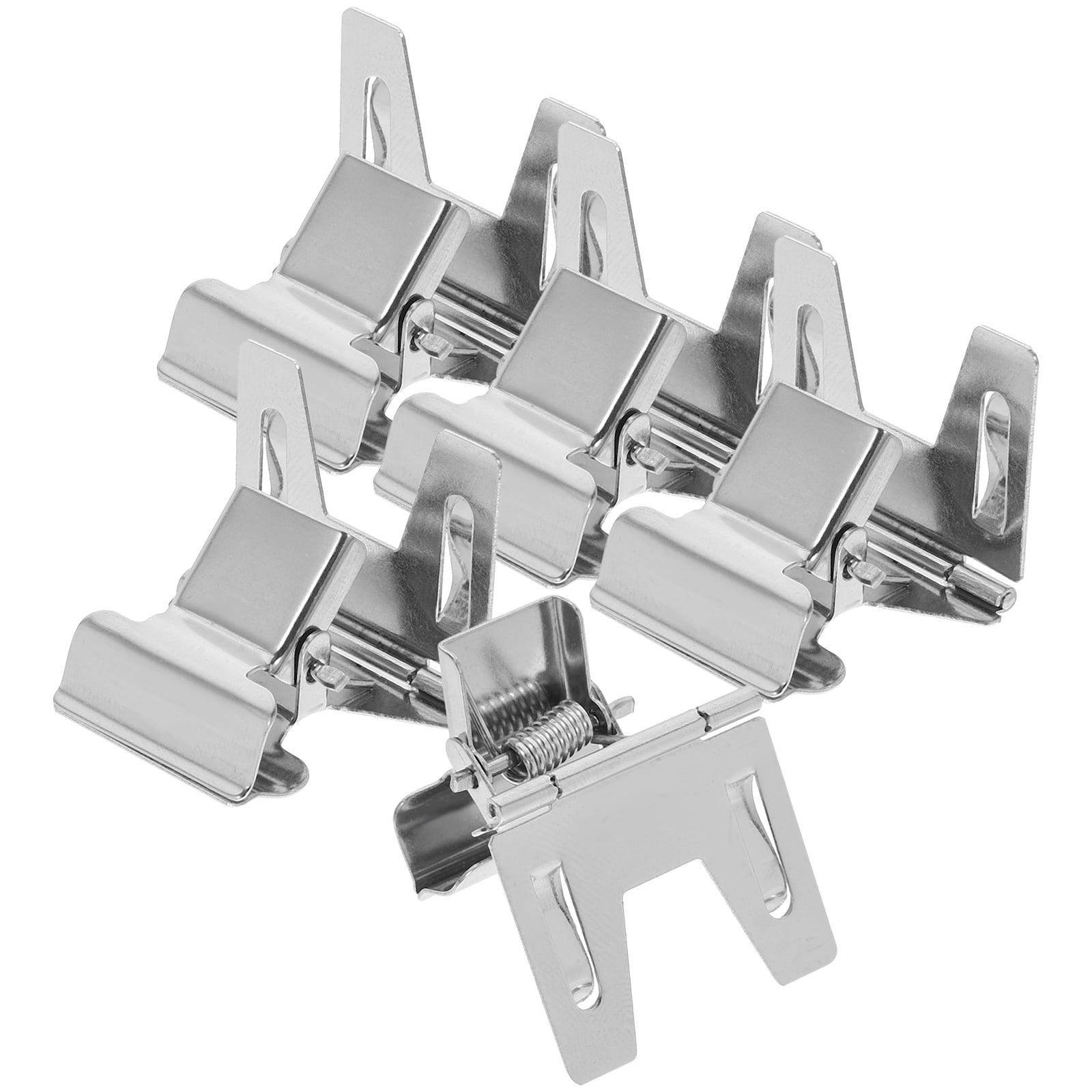 BESTOYARD 5Pcs Plated Silver Metal Label Holder Clamps for Retail Store ...