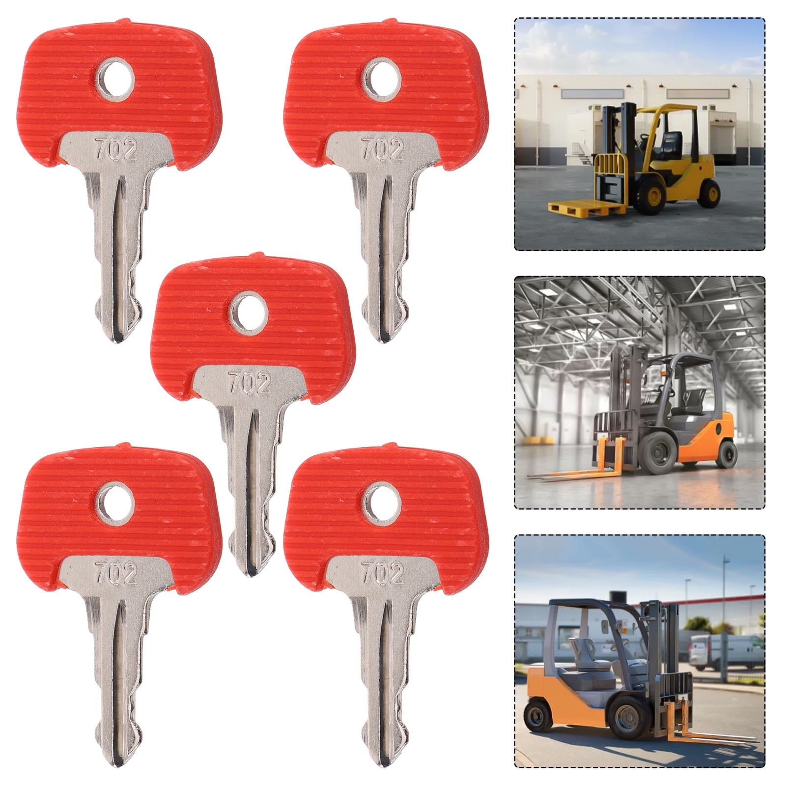 BESTOYARD 5Set Forklift Keys for Electric Forklift Trucks Multi Plastic ...