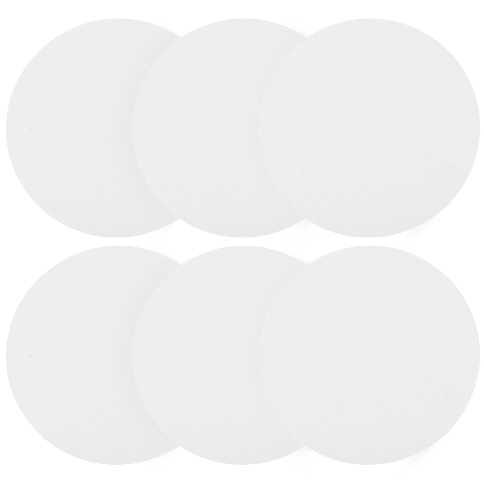 BESTOYARD 6PCS Acrylic Painting Round Canvas Drawing Board Premium Art ...