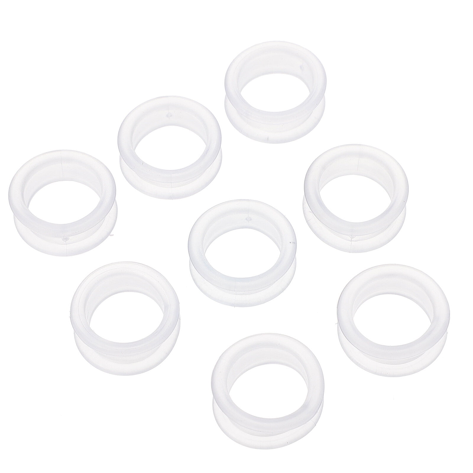 BESTOYARD 8pcs Shear Finger Loops Silicone White for and Use - Walmart.com
