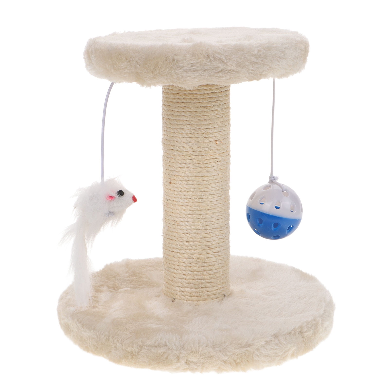 BESTOYARD Cat Scratch Pole Two Tier Structure for Climbing Indoor ...