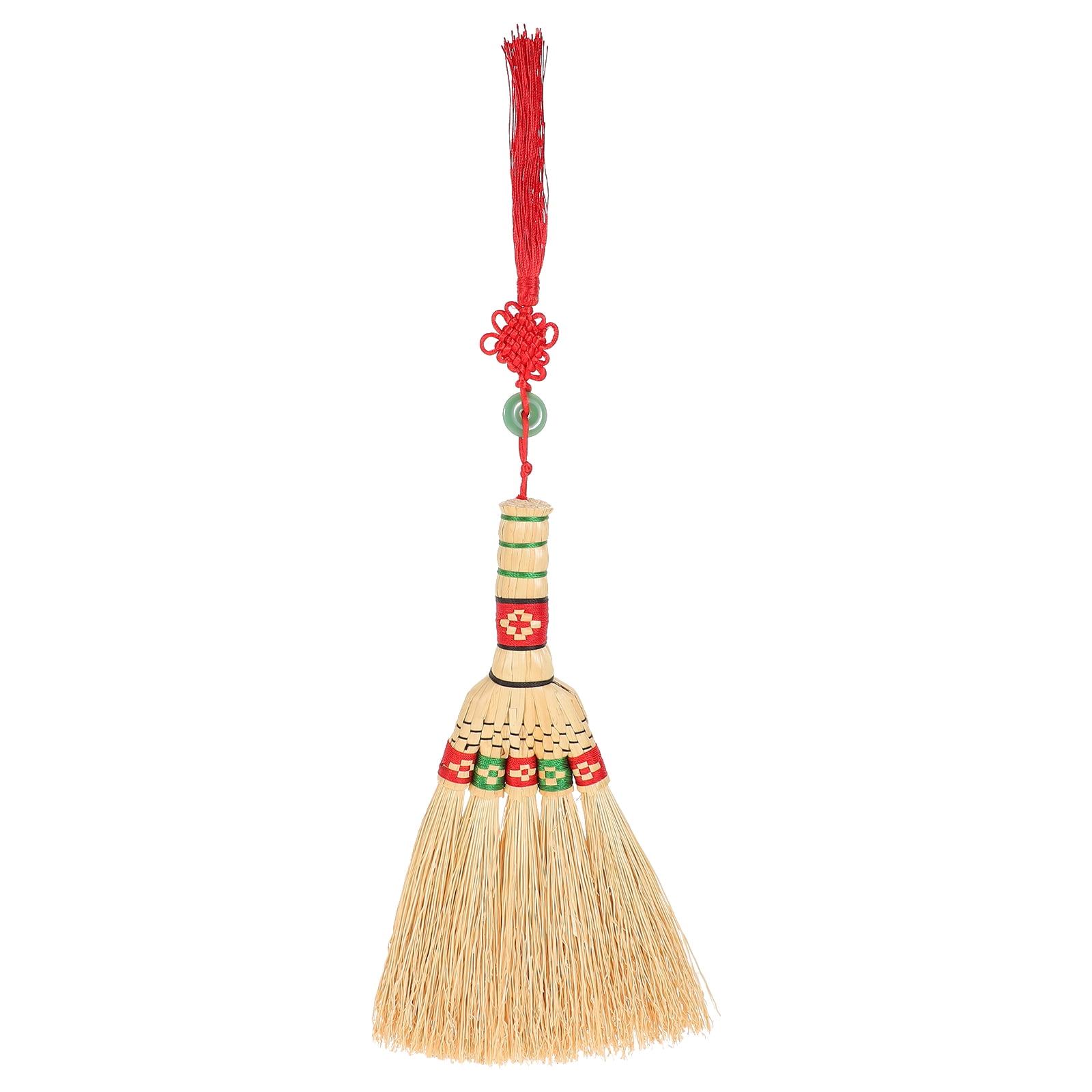 BESTOYARD Khaki Corn Broom Handwoven for Home Cleaning Short Handle ...