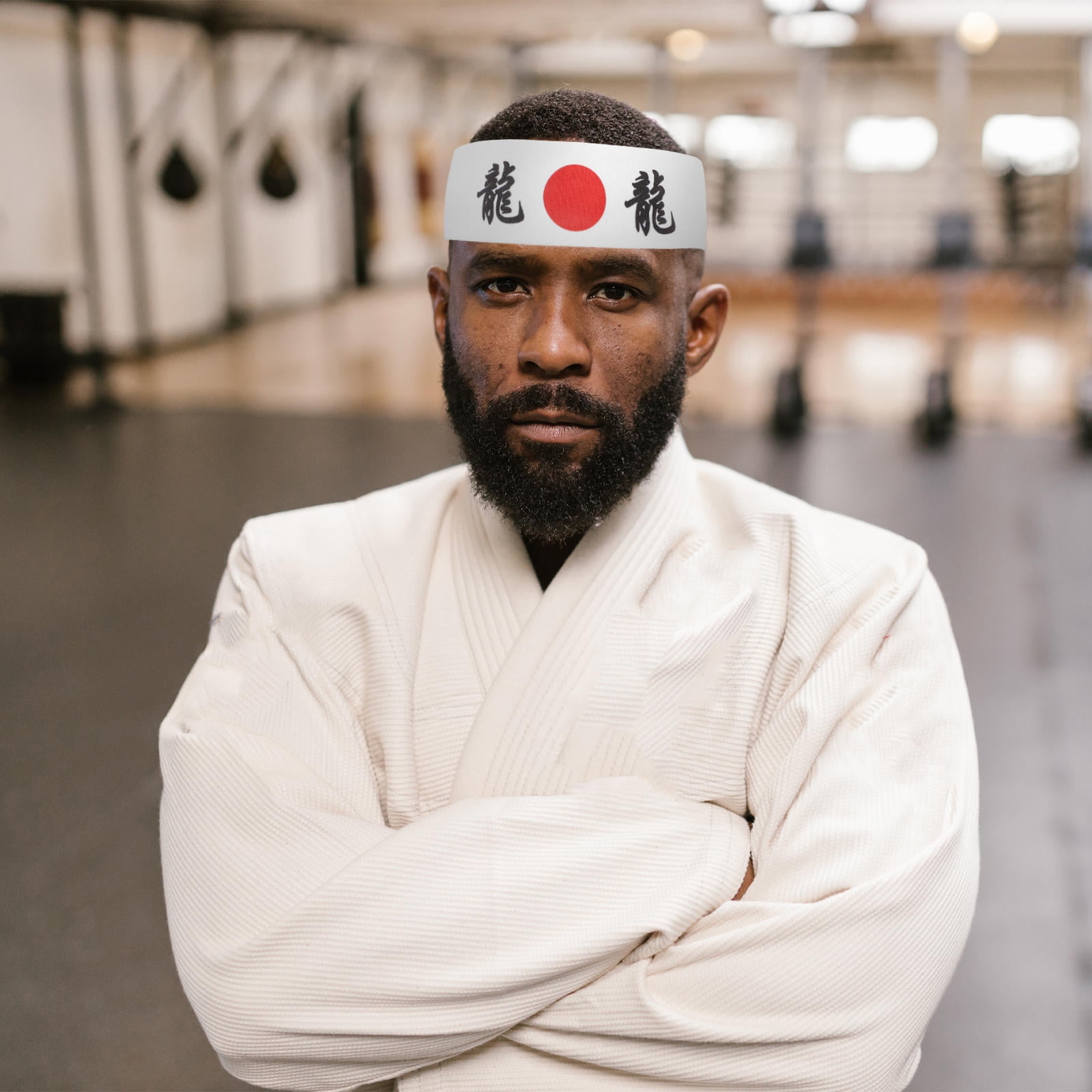 BESTOYARD White Breathable Cotton Japanese Headband Decorative Karate ...