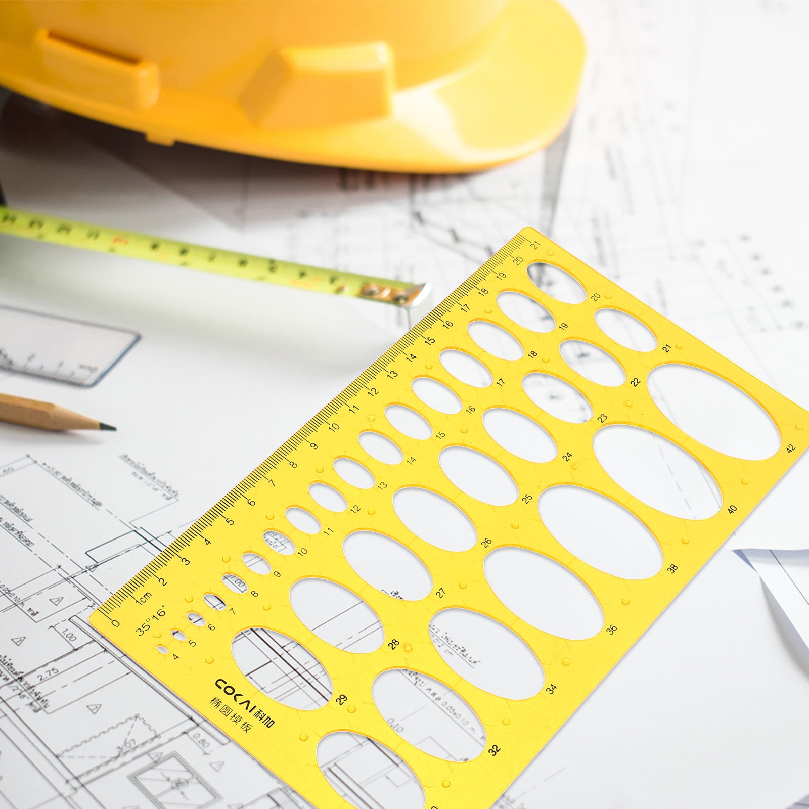 BESTOYARD Drawing Ellipse Template Transparent Drafting Templates ...