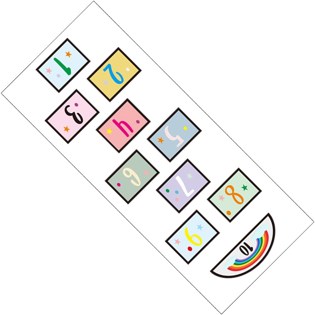 BESTOYARD Floor Decal for Kids Room Wall Decals Multi Colored 1Pack ...