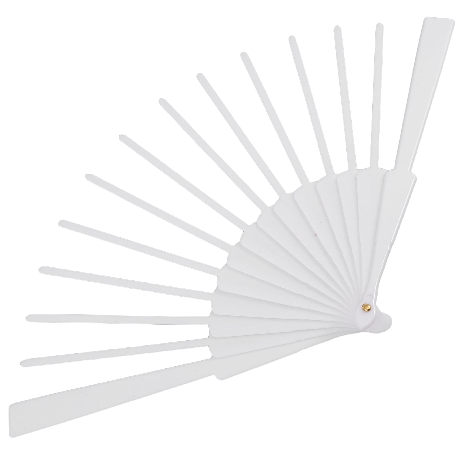 BESTOYARD Fan Shaped Hand Fan Frame White Plastic Portable for Weddings ...