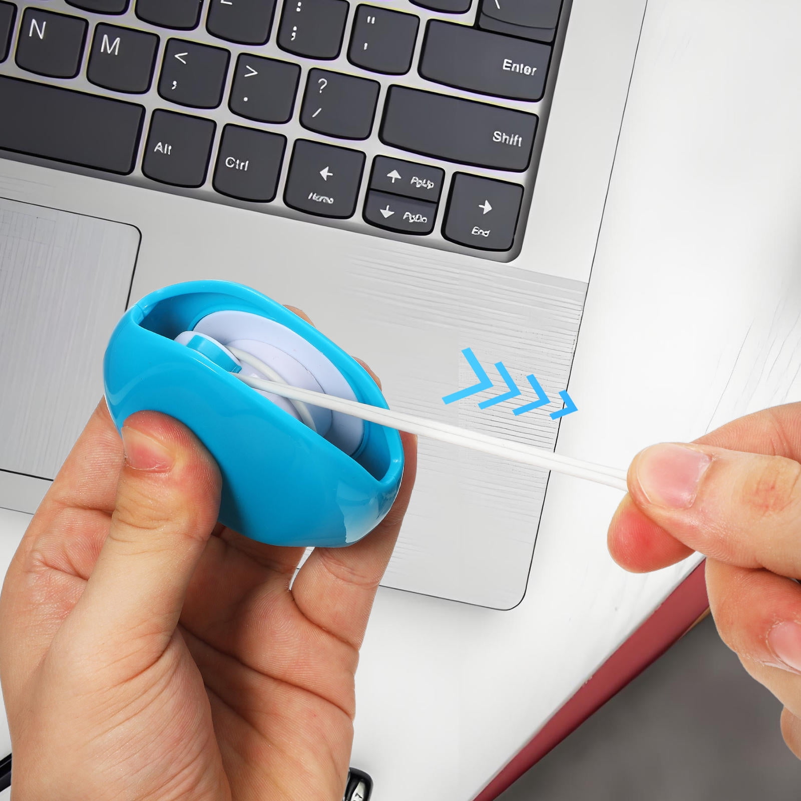 BESTOYARD Headphone Cable Organizer 4Set Retractable Storage PC ABS ...